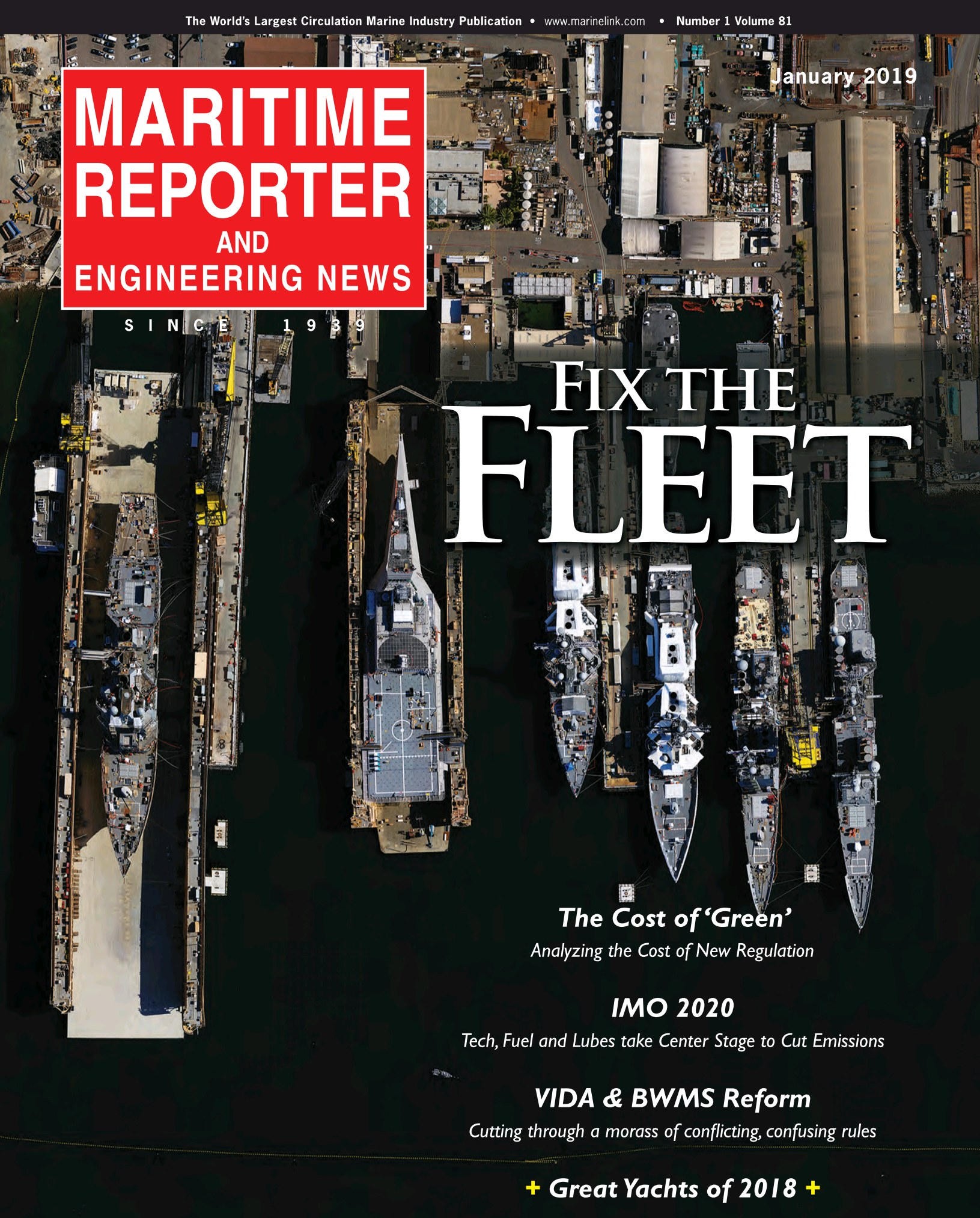 Maritime Reporter Magazine - January 2019