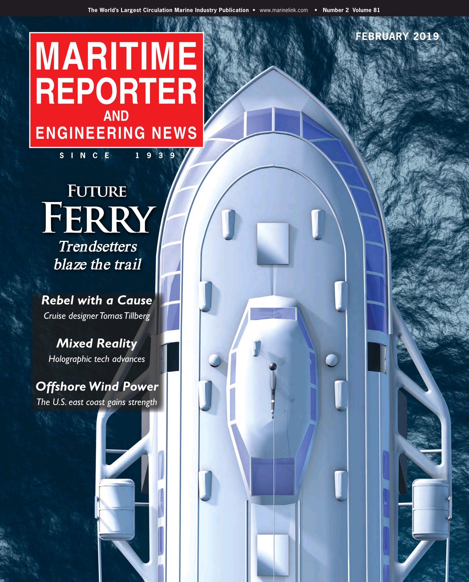 Maritime Reporter Magazine - February 2019