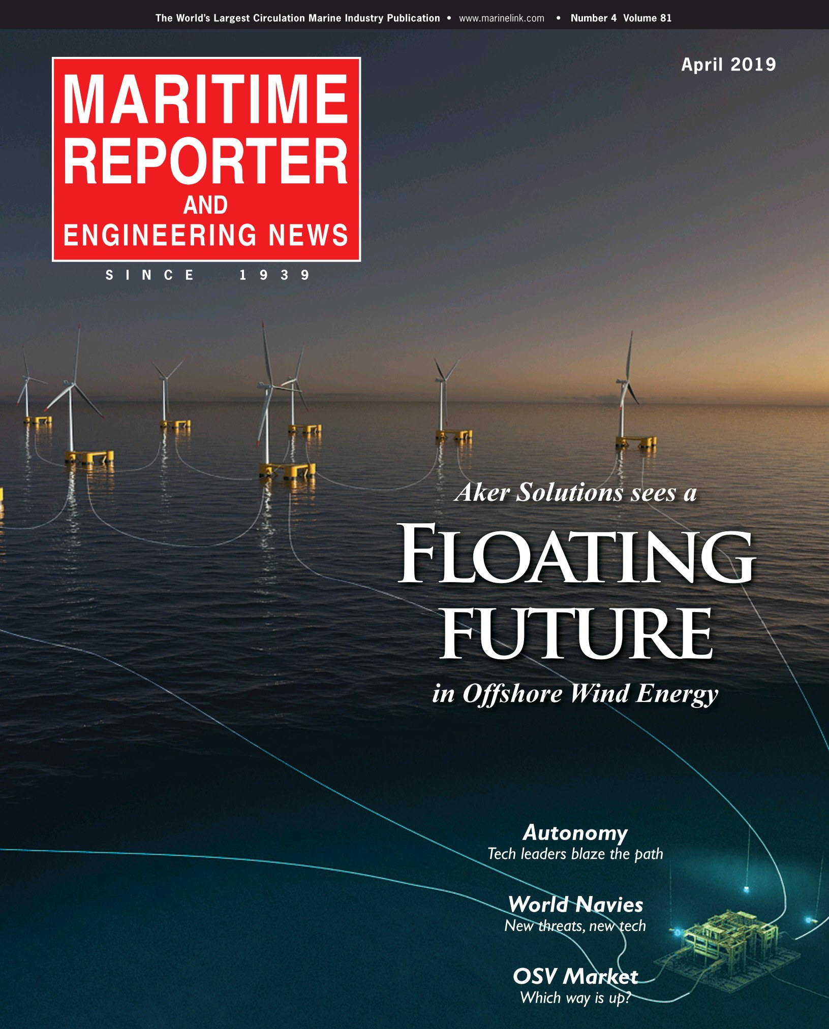 Maritime Reporter Magazine - April 2019