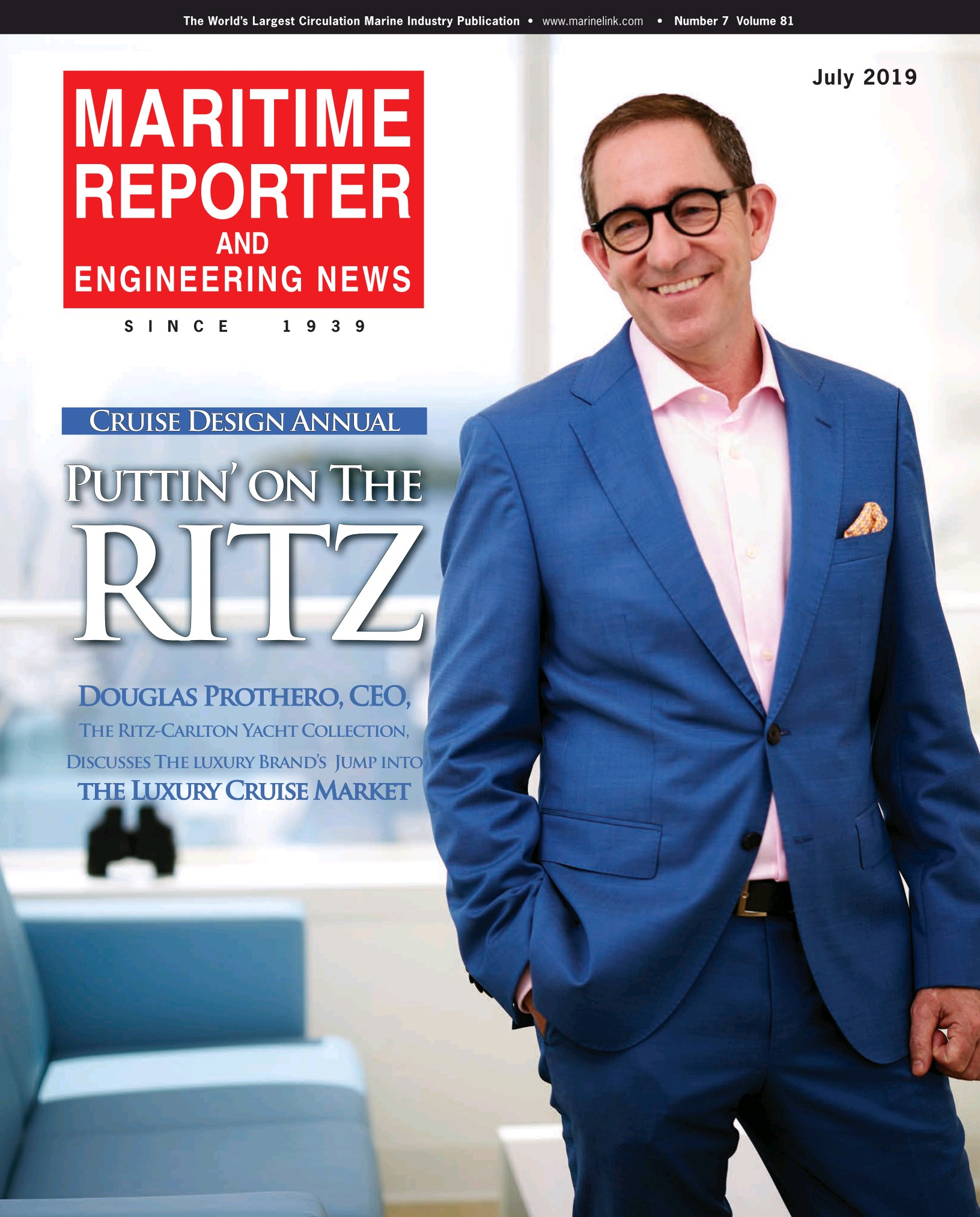Maritime Reporter Magazine - July 2019