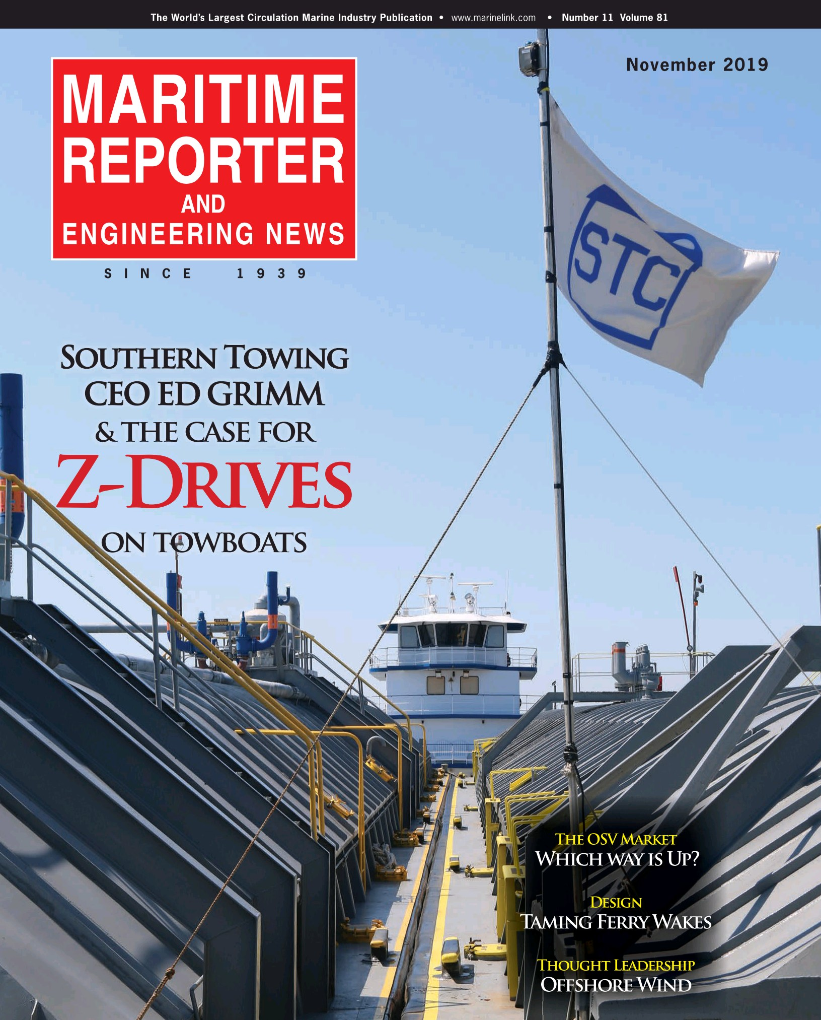 Maritime Reporter Magazine - November 2019