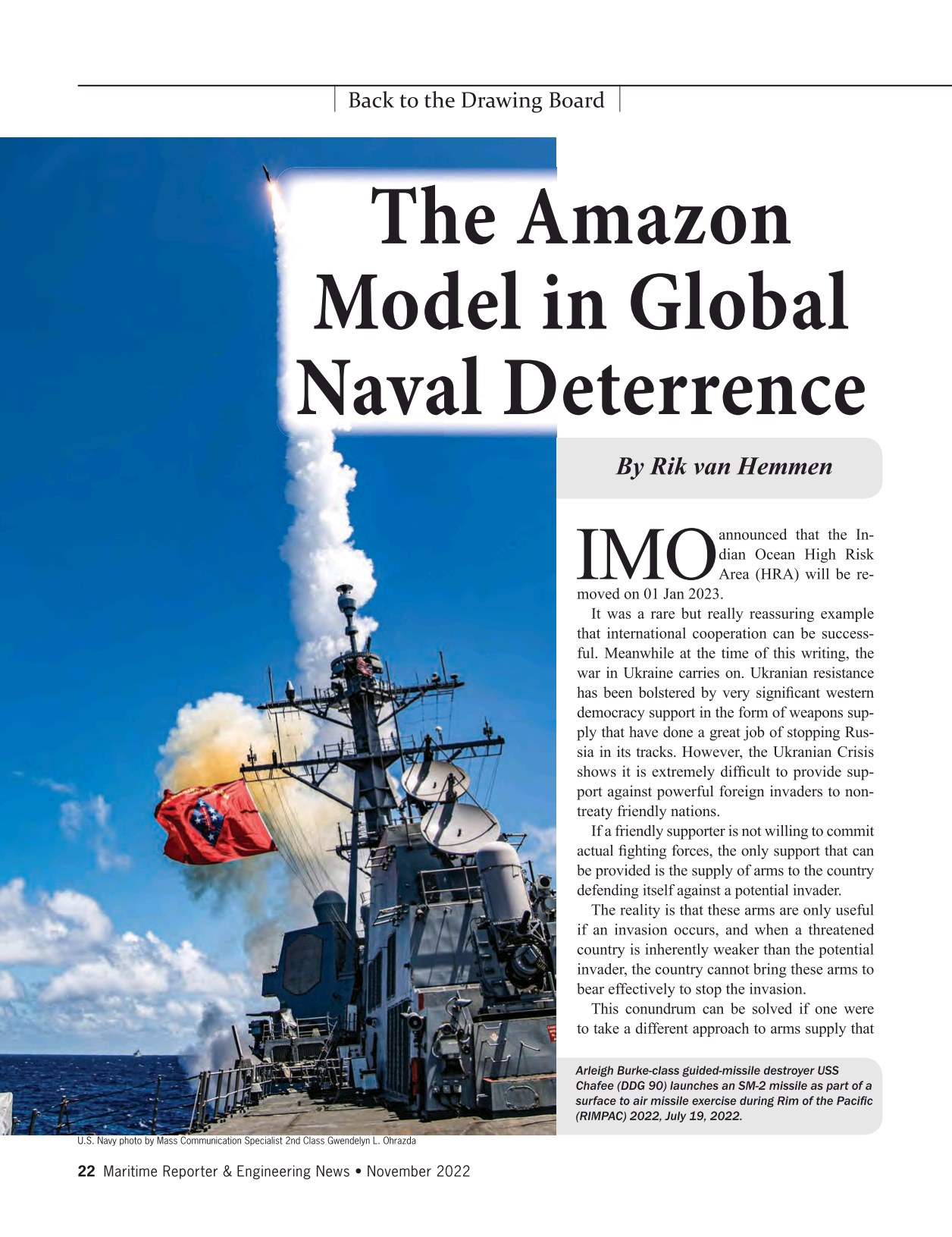 ViewMaritime Reporter and Engineering News (November 2022)
