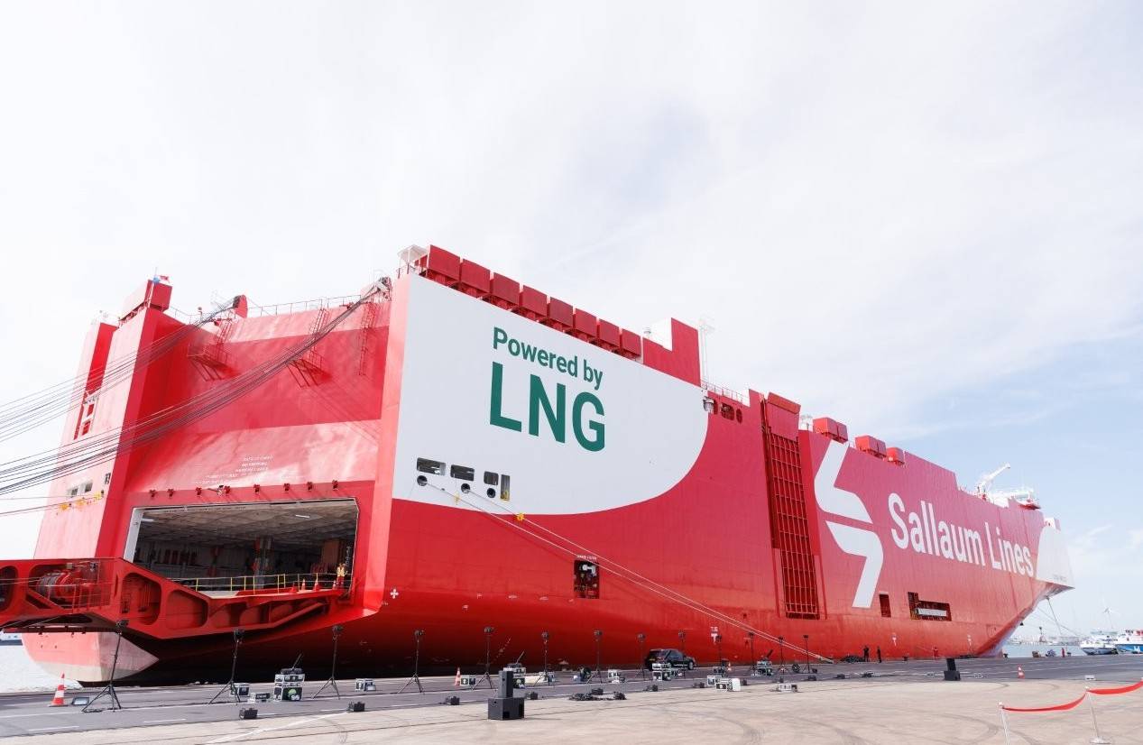 Sallaum Lines Launches Its First Dual-Fuel LNG PCTC