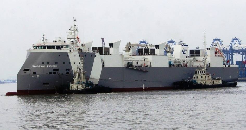 Vroon Receives Striking New Livestock Carrier