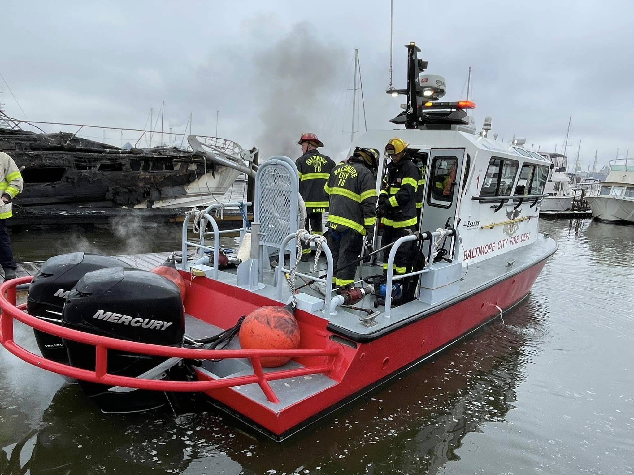 Multiple Boats Catch Fire In Baltimore Marina