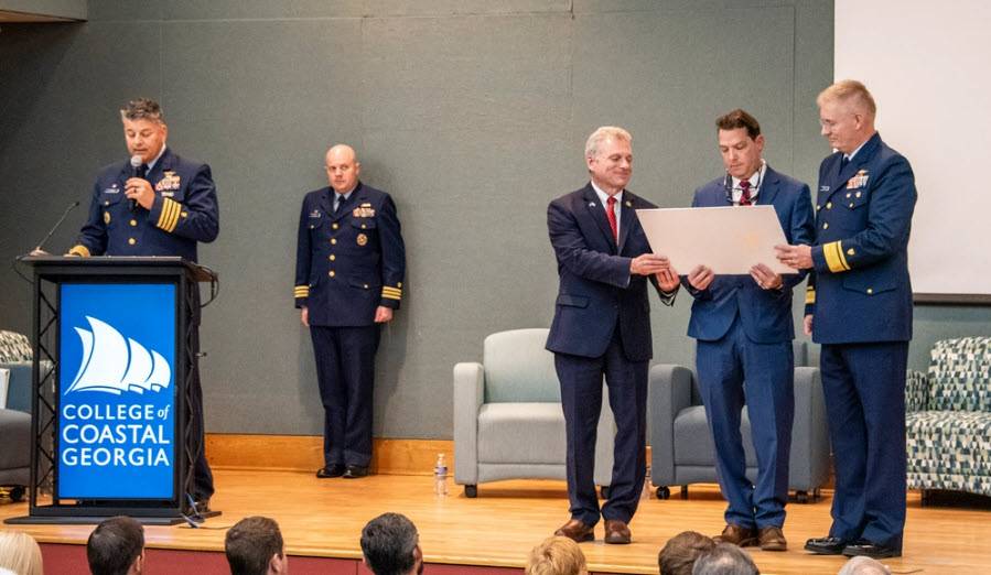US Coast Guard Awards Golden Ray Responders