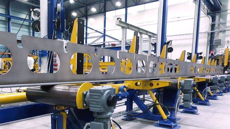 PEMA T-Beam Production Line For Shipbuilding