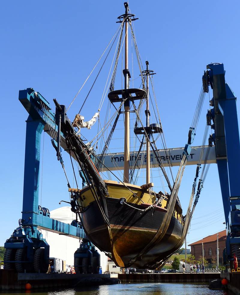U.S. Brig Niagara At Great Lakes Shipyard