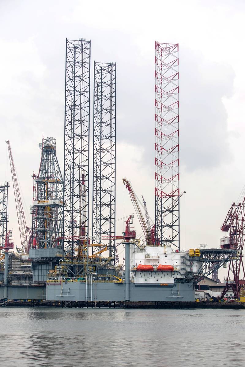 Keppel FELS Delivers Jackup Rig To Ensco