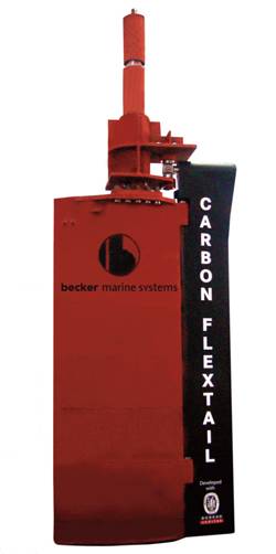 Becker: New Composite Rudder Flap And Stock