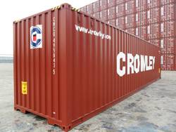 Crowley Acquires 500 New 40' Containers