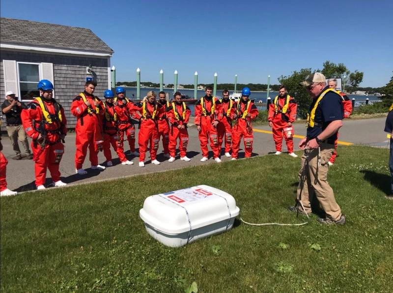 Crowley Massachusetts Maritime Academy Setting Up