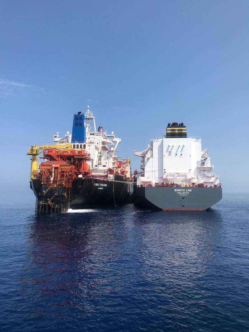 OLT Offshore's FSRU Toscana Receives 100Th LNG Cargo