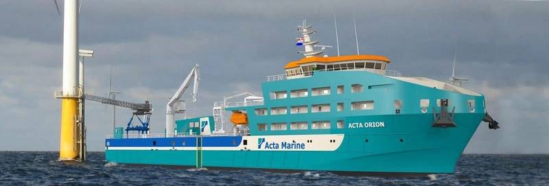 Ampelmann Gangway For New Wind Farm Support Vessel