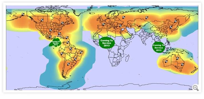 Globalstar Satcom Network Completed