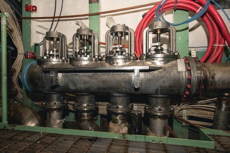 3D Printed Valve Manifold Assembly Installed On US