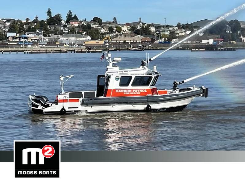 Moose Boats Delivers Harbor Patrol Catamaran