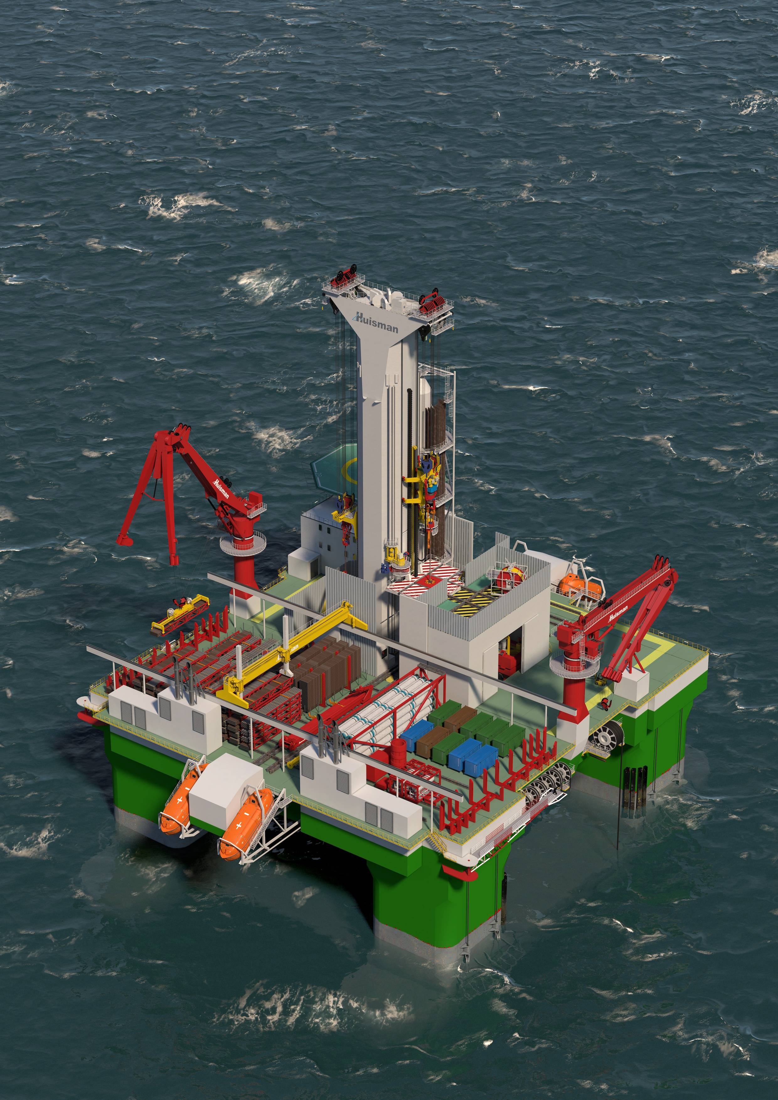 Huisman Designs Green Offshore Drilling Rig of Tomorrow