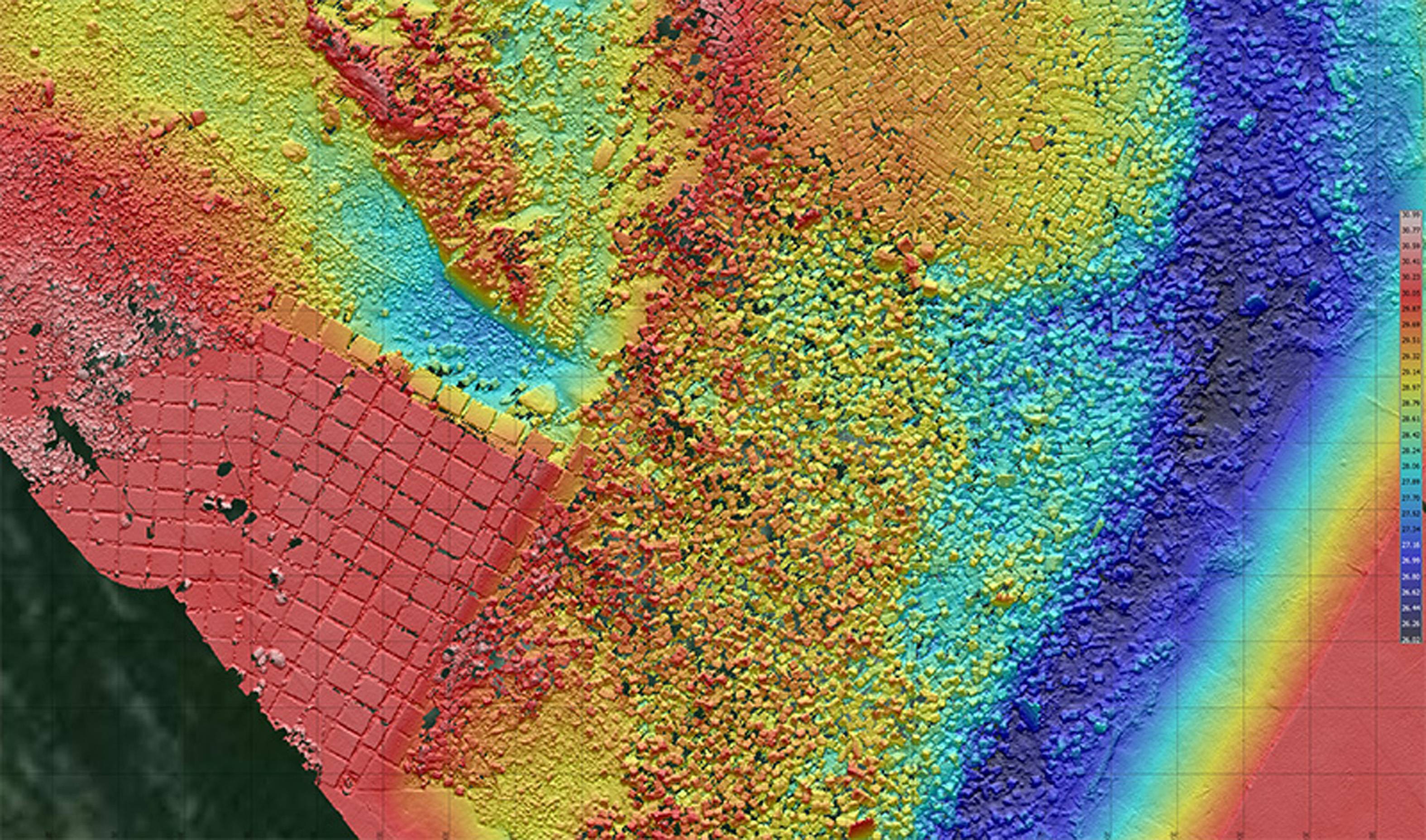 LVR Flote helps rebuilding of bridge with sonar precision