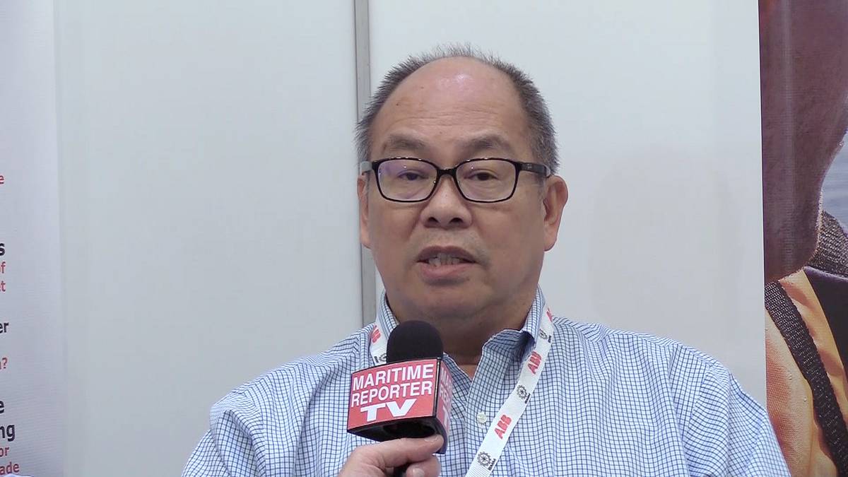 Maritime Reporter TV Interviews Dr. Jerry Ng, CEO, Blue