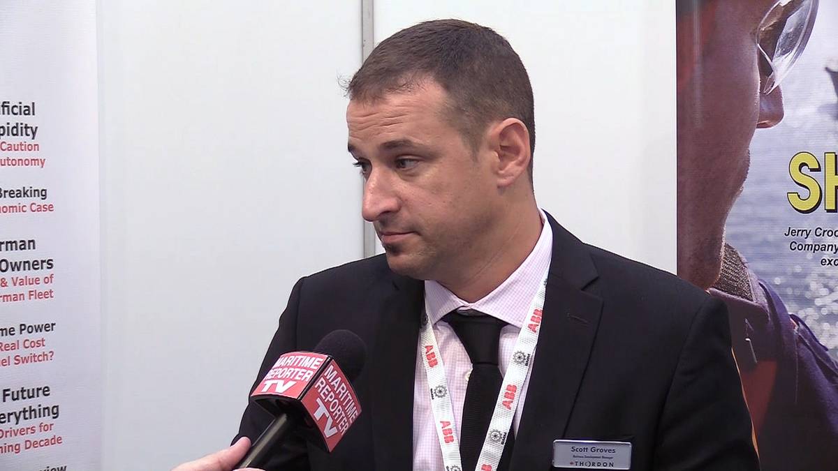 Maritime Reporter TV Interview: Scott Groves, Thordon