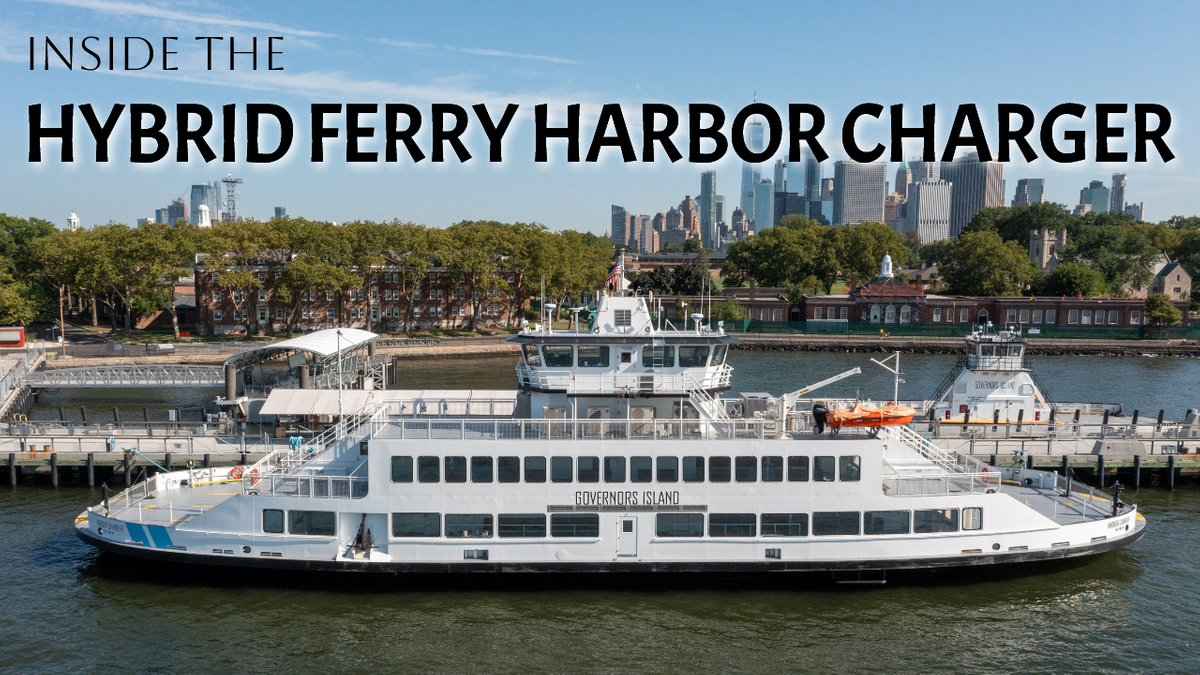 Inside The Hybrid Ferry Harbor Charger