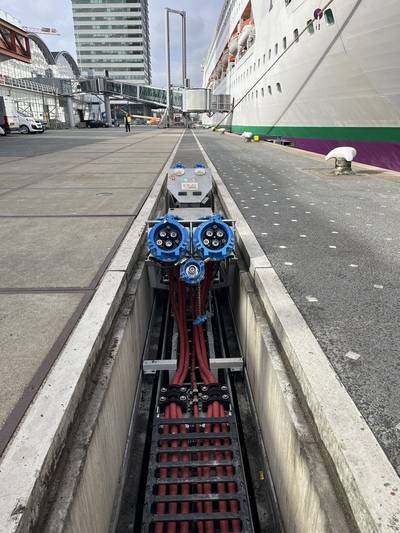 Mobile Shore Power Installed At Port Of Rotterdam